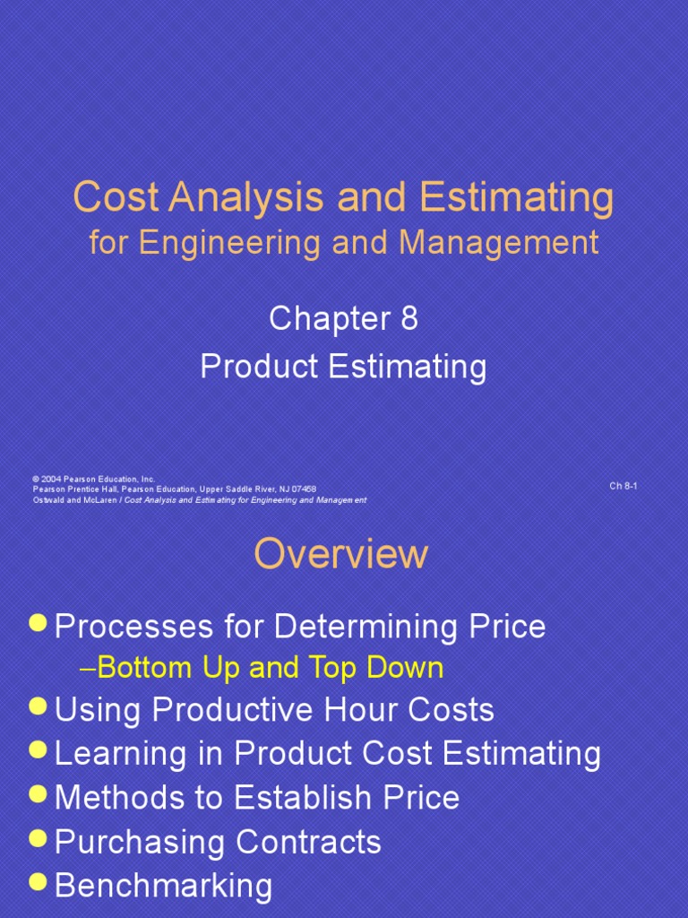 W12 Product Estimating | PDF | Prices | Cost
