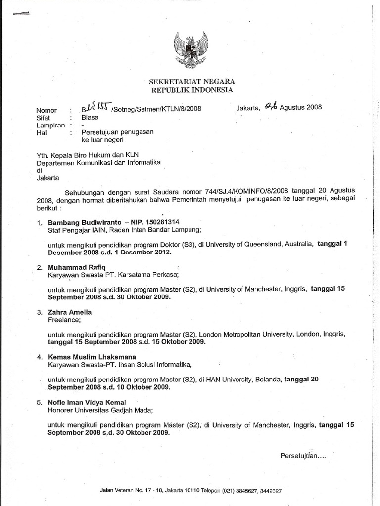 Surat_Setneg_S3_bambang | PDF