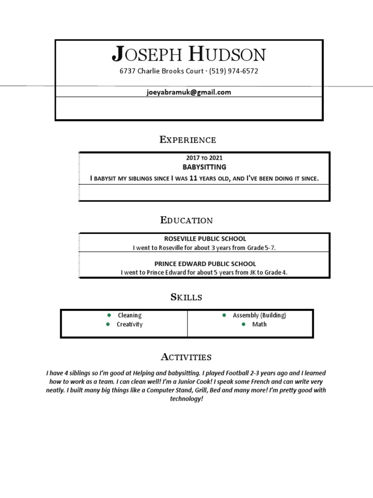 Joseph's Resume | PDF