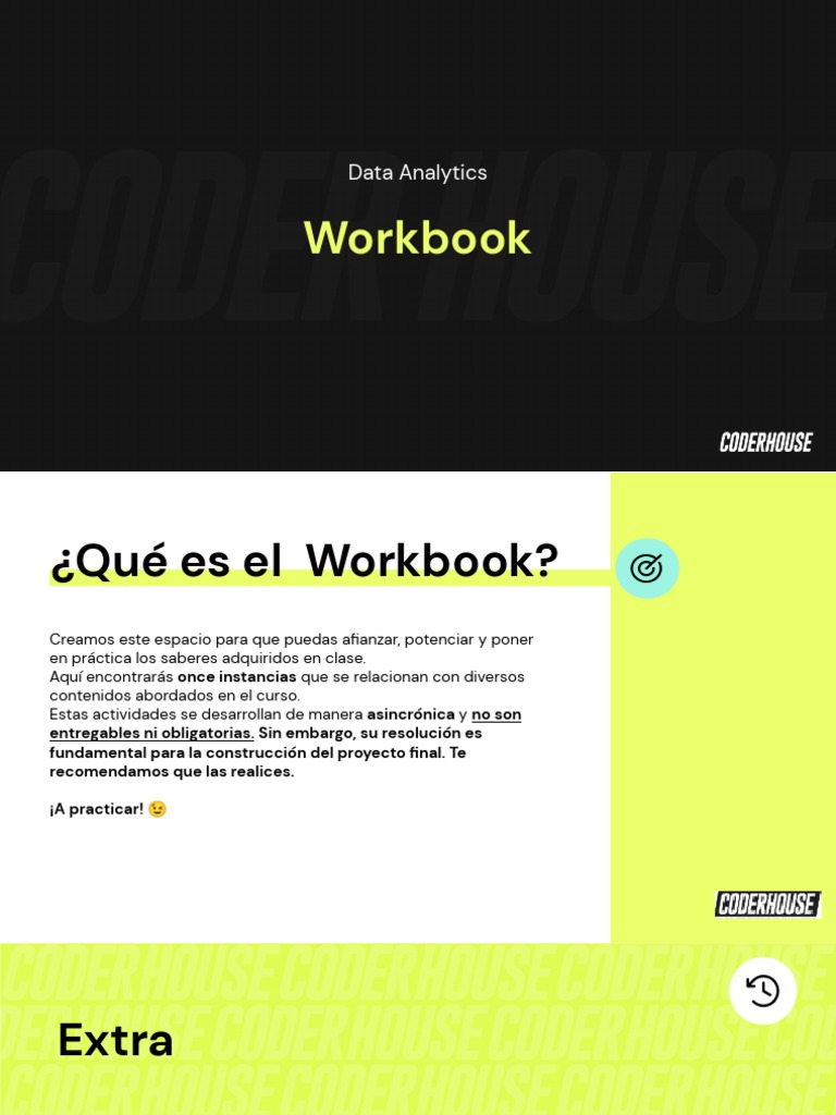 Workbook - Data Analytics | PDF