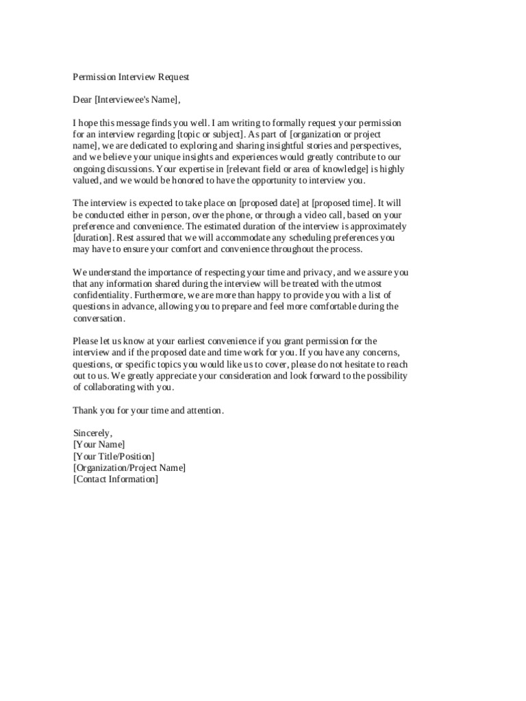 Request Letter | PDF