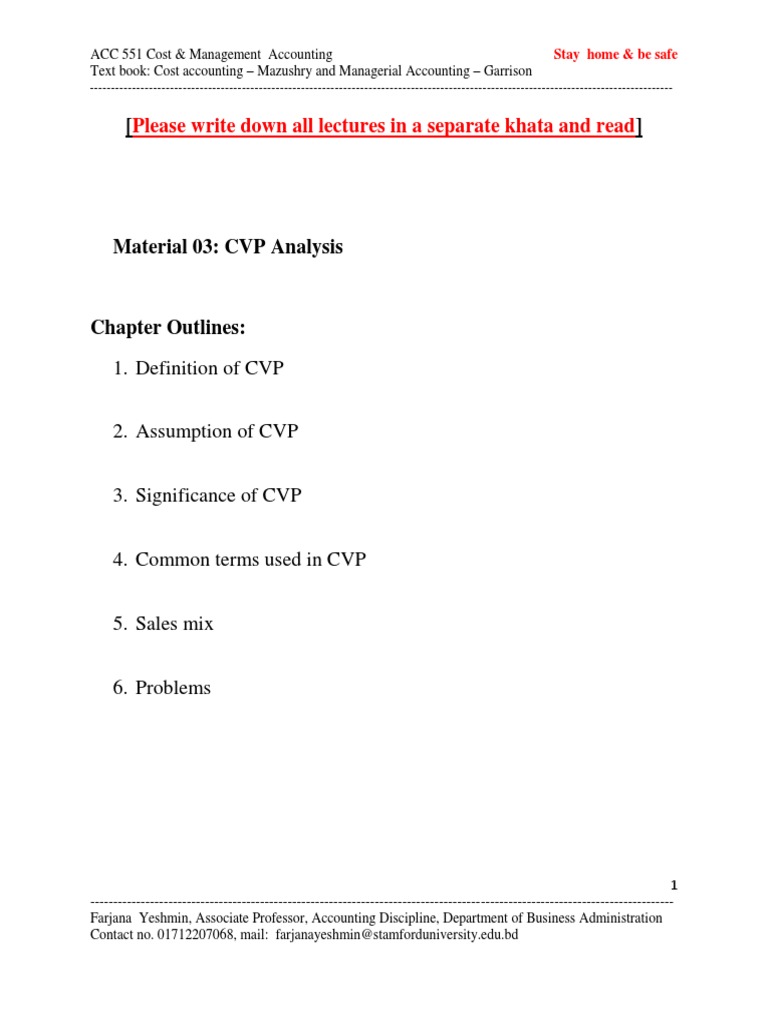 MBA ACC 551 Class Material 3 | PDF | Accounting | Financial Services