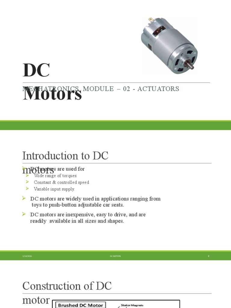 DC Motor | Download Free PDF | Electric Motor | Mechanical Engineering