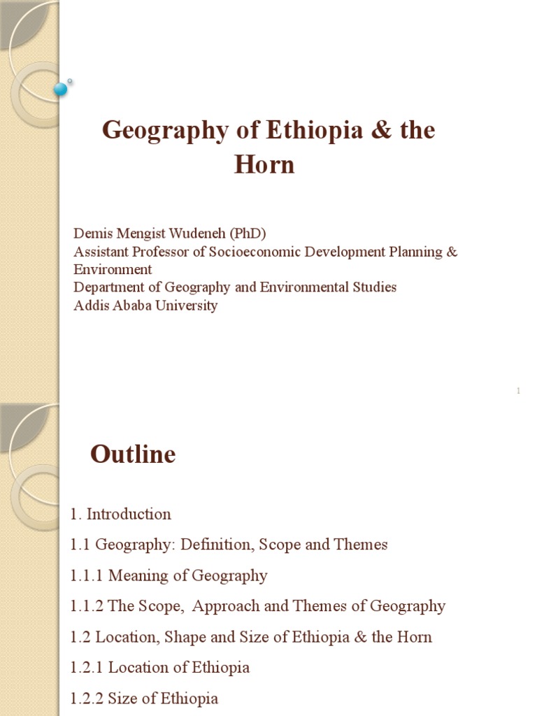 GeES 1011 Chapter 1 | PDF | Geography | Area