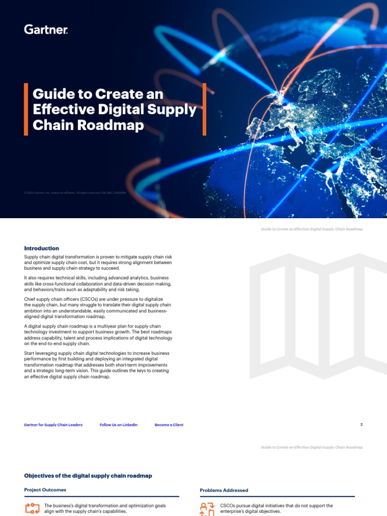 Create An Effective Digital Supply Chain Roadmap | PDF | Supply Chain ...