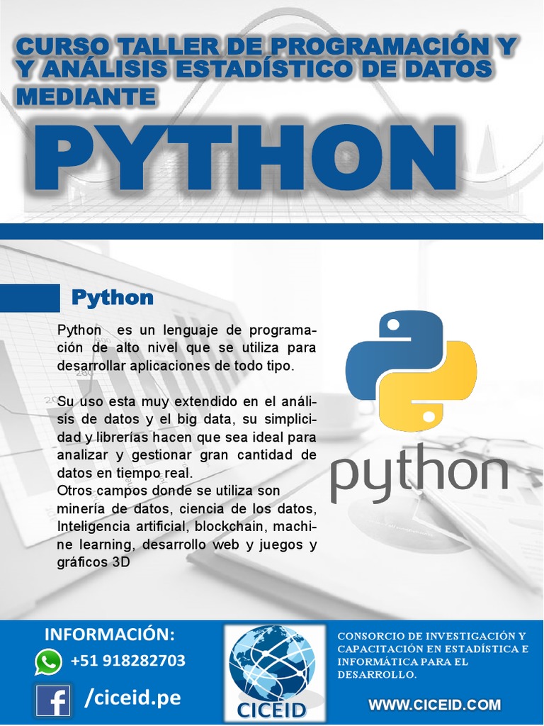 7 Contenido Python | PDF | Python (lenguaje de programación) | Estadísticas