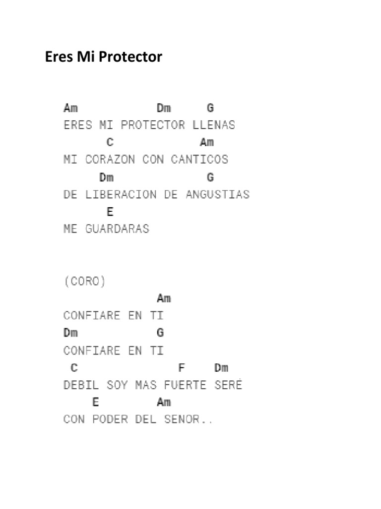 Eres Mi Protector | PDF