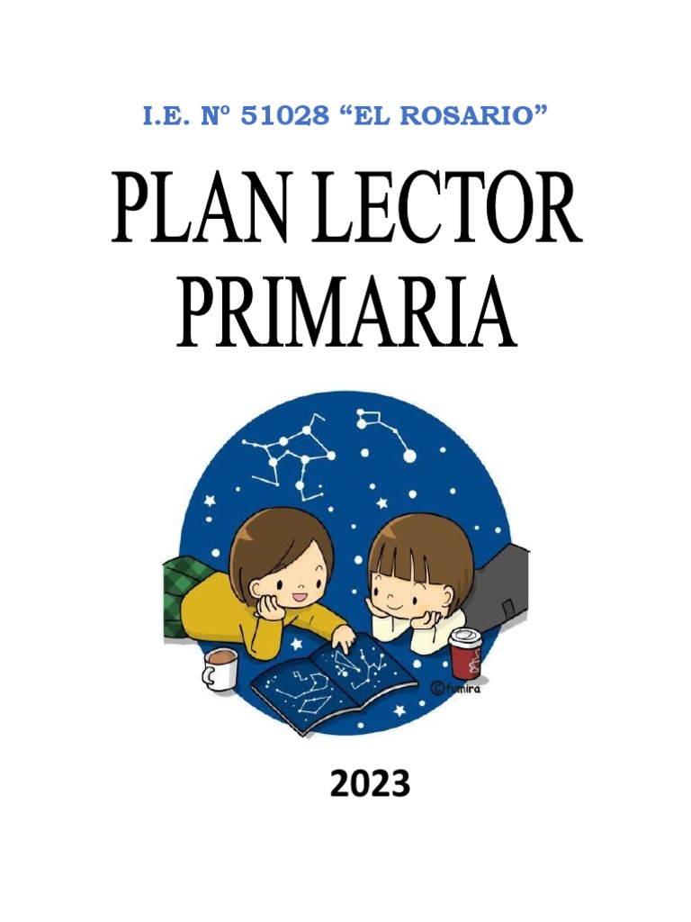 Plan Lector 2023 | PDF | Comprensión lectora | Educación primaria