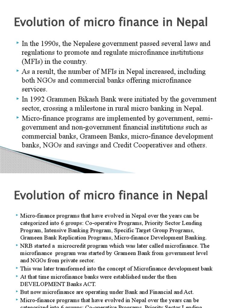 Microfinance Chapter 3 | PDF | Microfinance | Loans