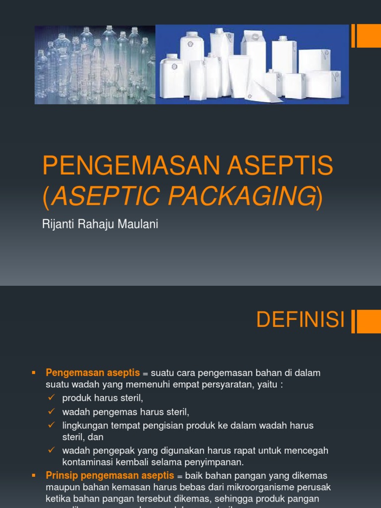 Pengemasan-Aseptis | PDF