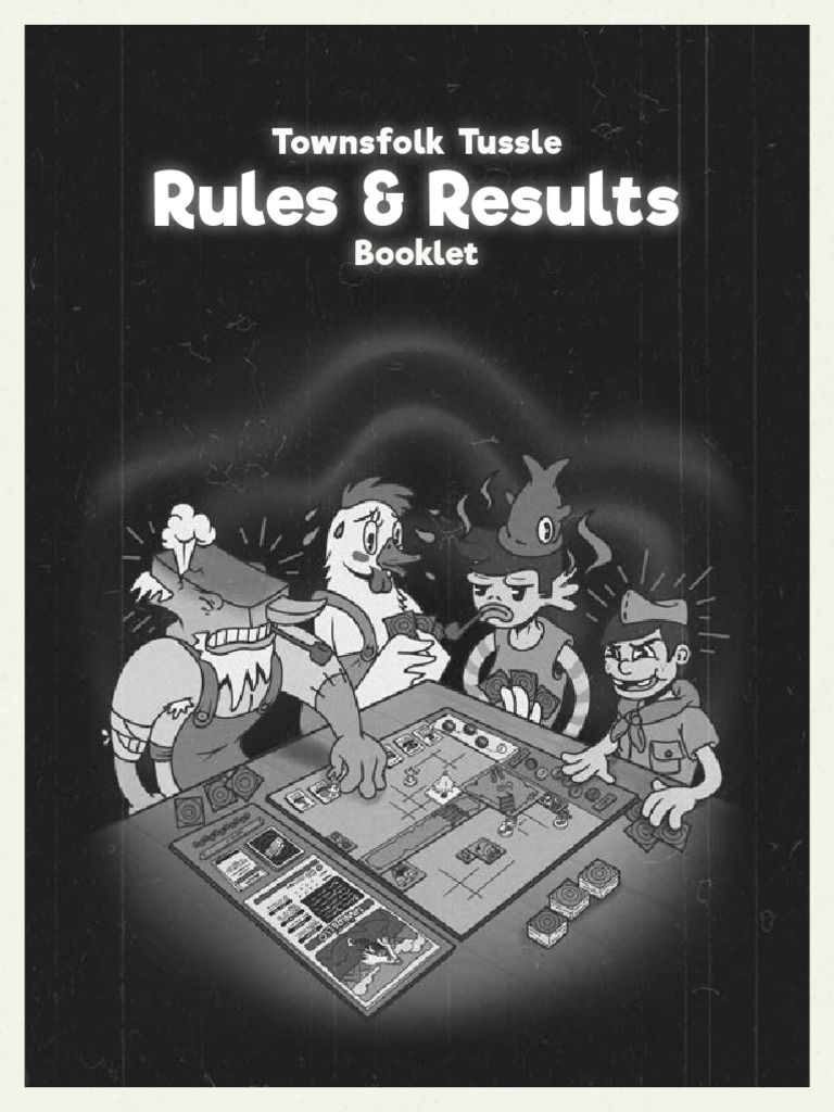Townsfolk Tussle Demo Rulebook | PDF | Tabletop Games