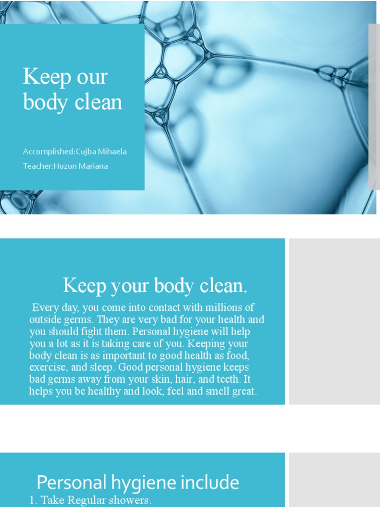 Keep Our Body Clean | PDF