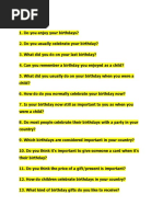 18th Birthday Script | PDF | Art