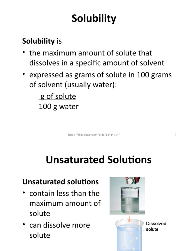 WK 7 Solubility | PDF | Solubility | Salt (Chemistry)