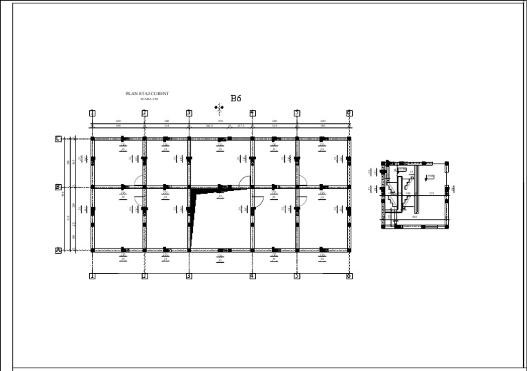 Plan Cofrare Scara Si Placa Peste Planseu | PDF