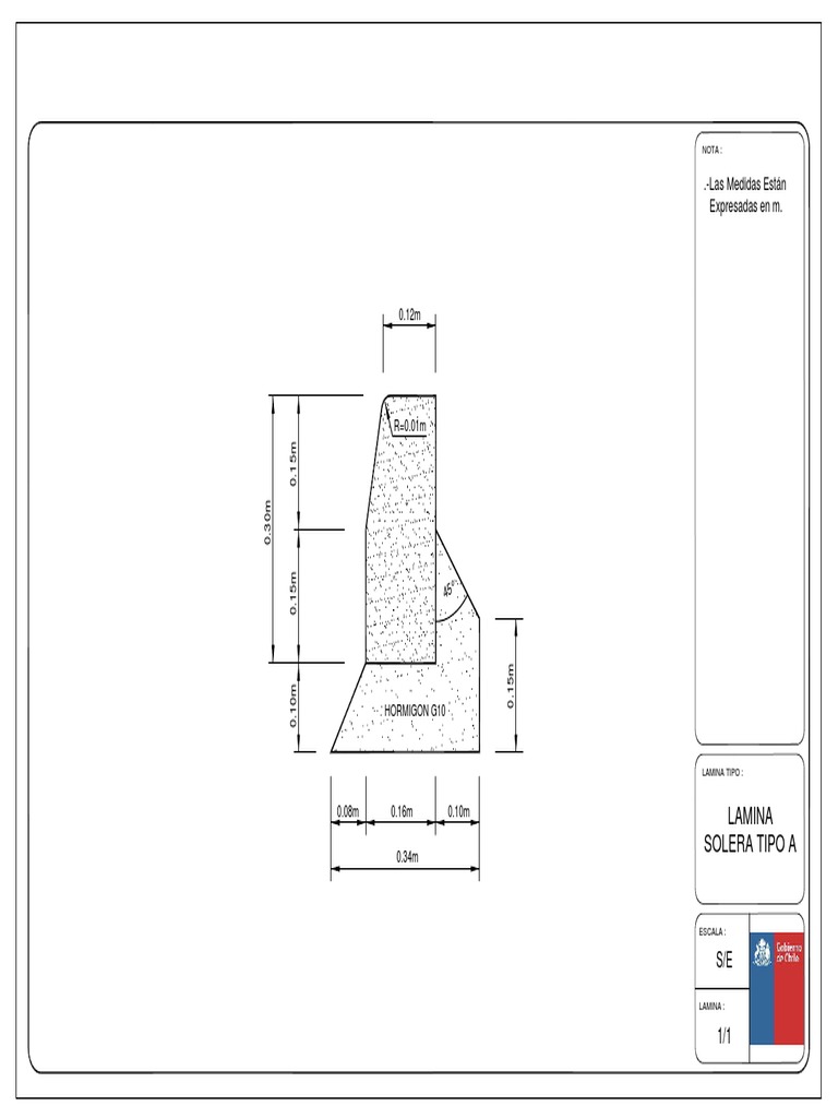 76 - Lamina Solera Tipo A | PDF