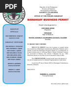 Barangay Protection Order Sample | PDF | Justice | Public Law