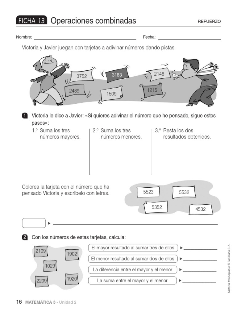 Operaciones Combinadas | PDF