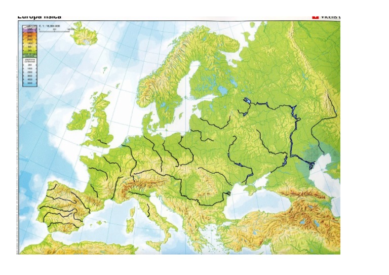 Map Europe Physical Blank | PDF