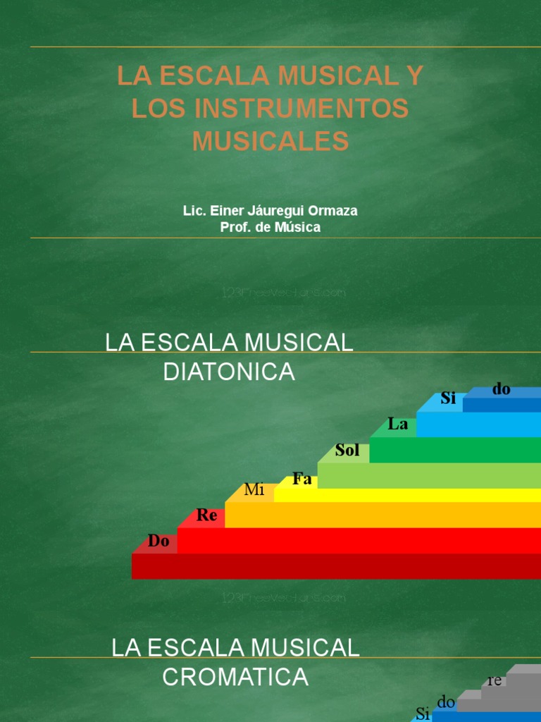 Escala Musical y Los Instrumentos 2 | PDF