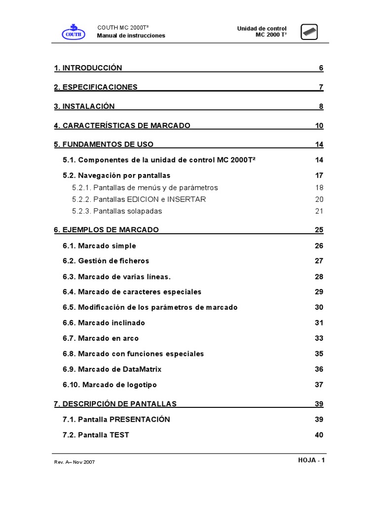 Manual Control T2 | Descargar gratis PDF | Archivo de computadora | Información