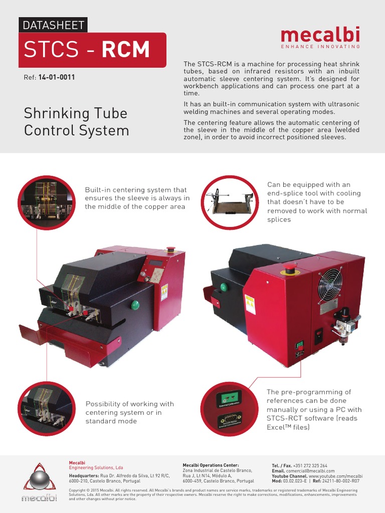 Stcs - RCM: Shrinking Tube Control System | PDF | Barcode | Welding