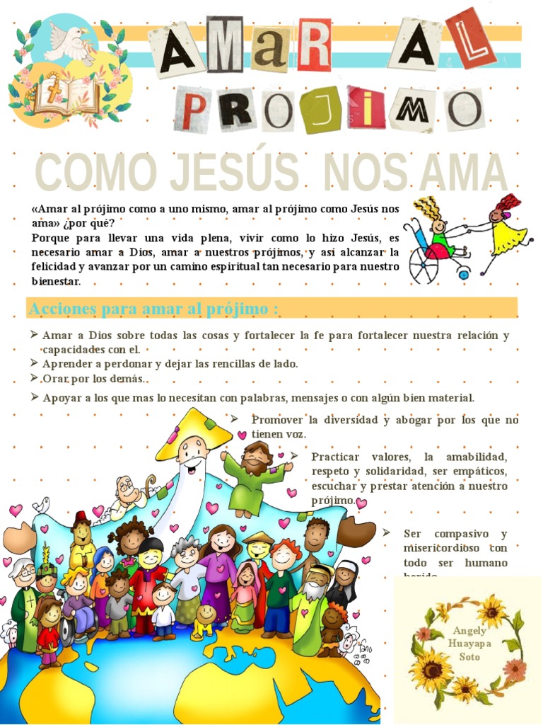 Afiche Religion - 1ra Actividad de La Exp. N8 - Angely Estefani Huayapa Soto 2a | PDF