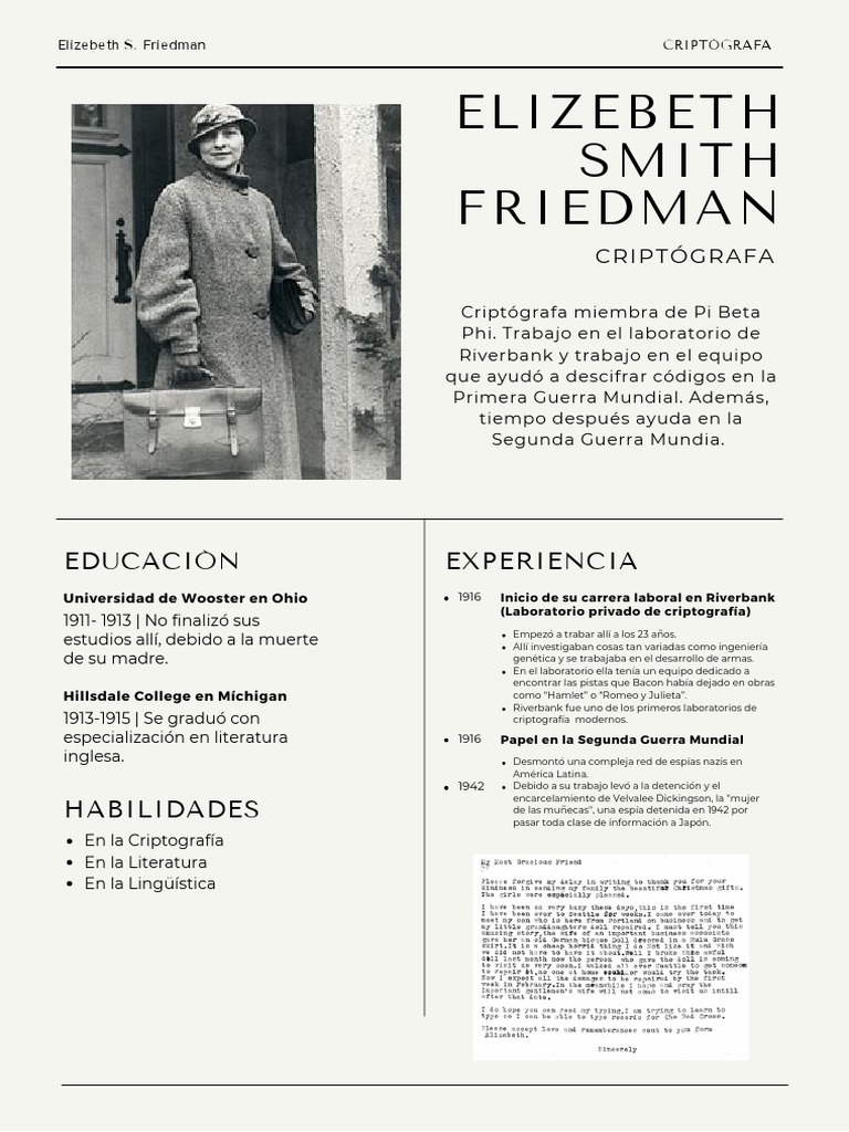 Elizebeth Smith Friedman | PDF