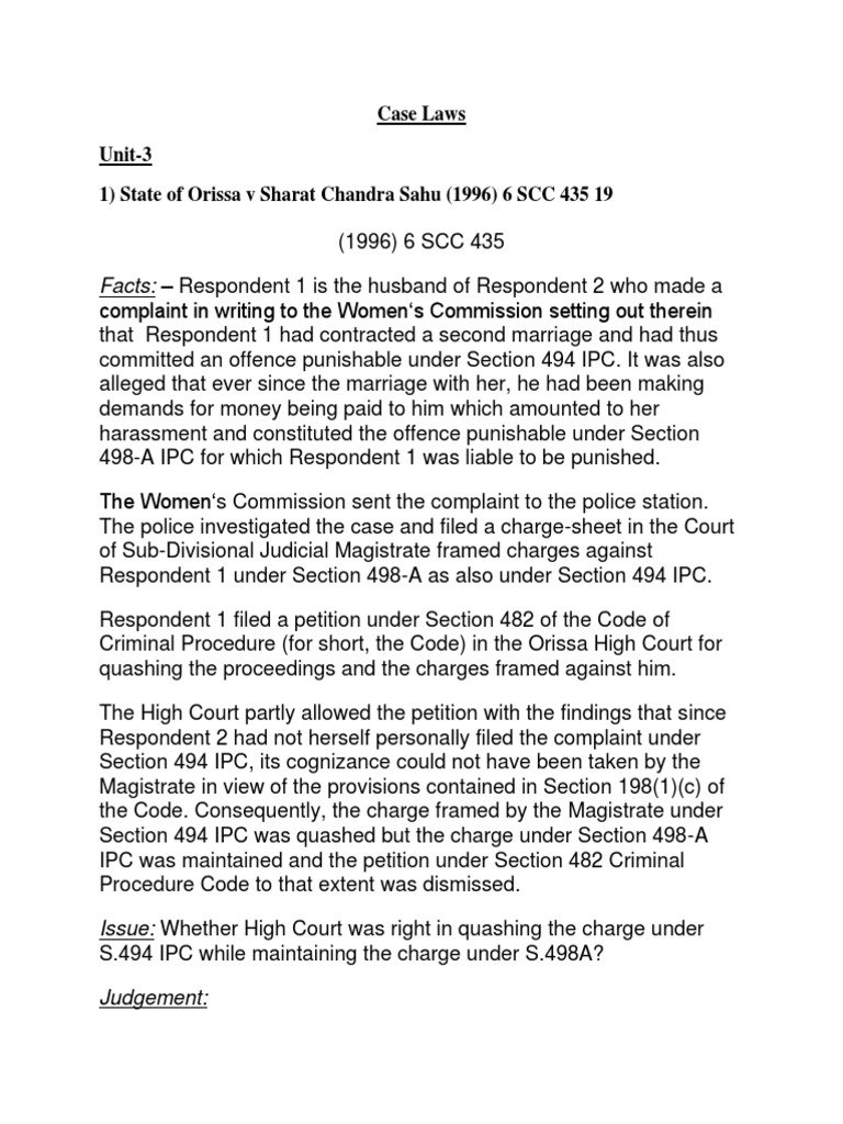 Case Laws CRPC | PDF | Bail | Arrest