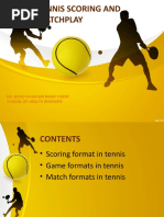 Tennis Scoring System Explained | PDF | Racquet Sports | Sports