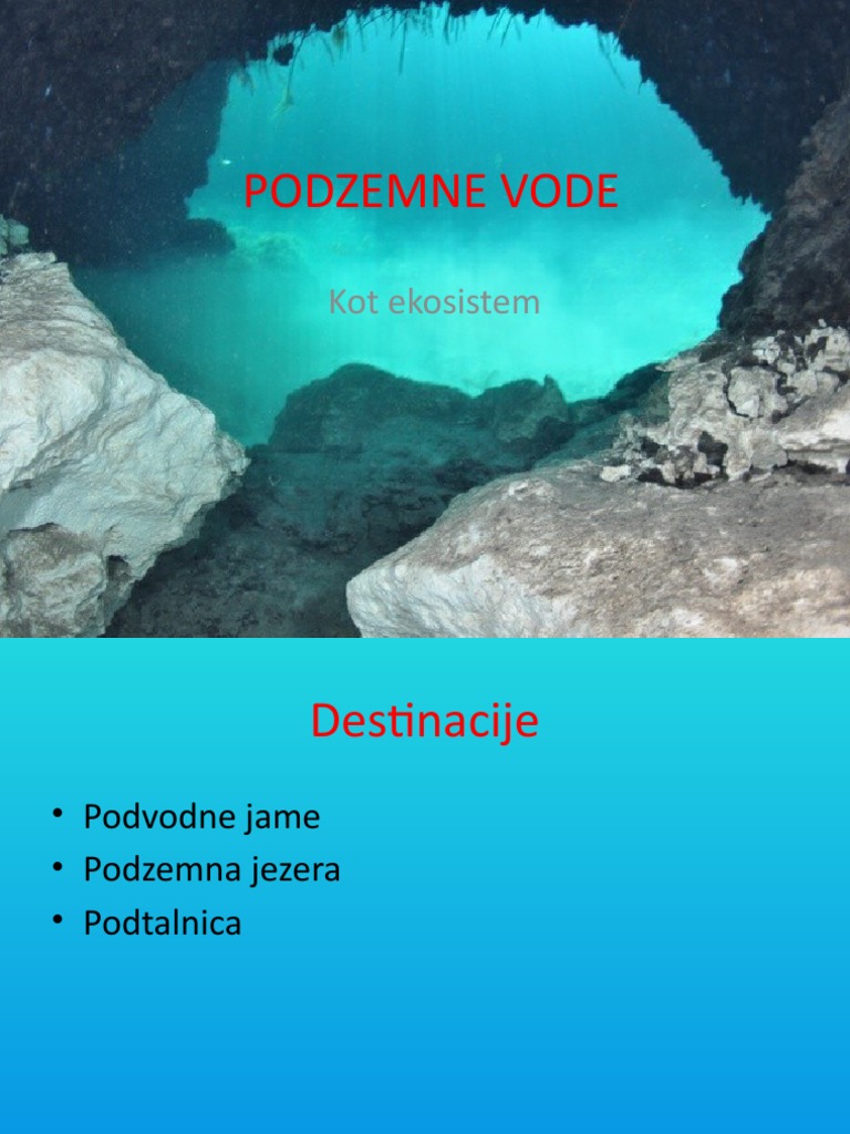 Podzemne Vode | PDF
