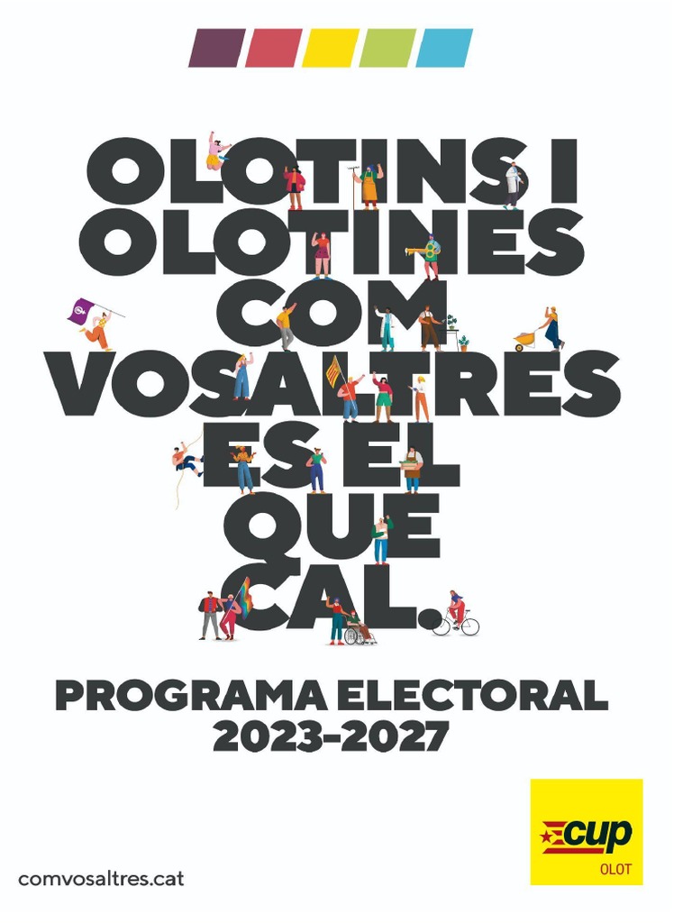 Programa Electoral de La CUP A Olot | PDF