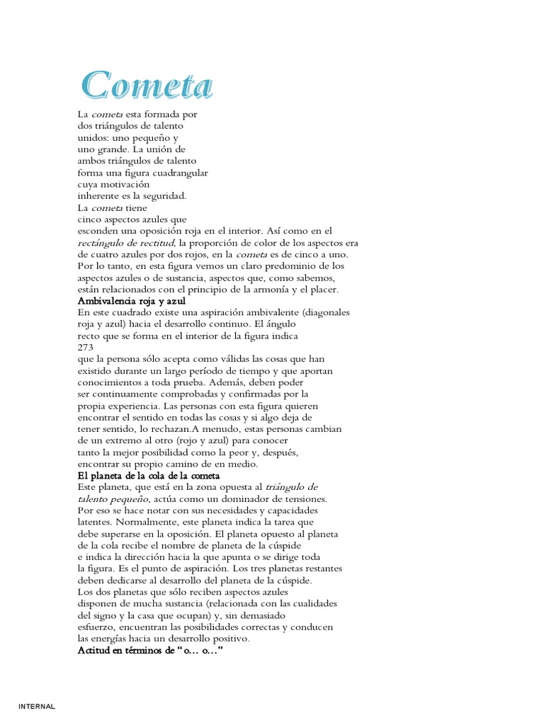 Cometa | PDF | Placer | Triángulo