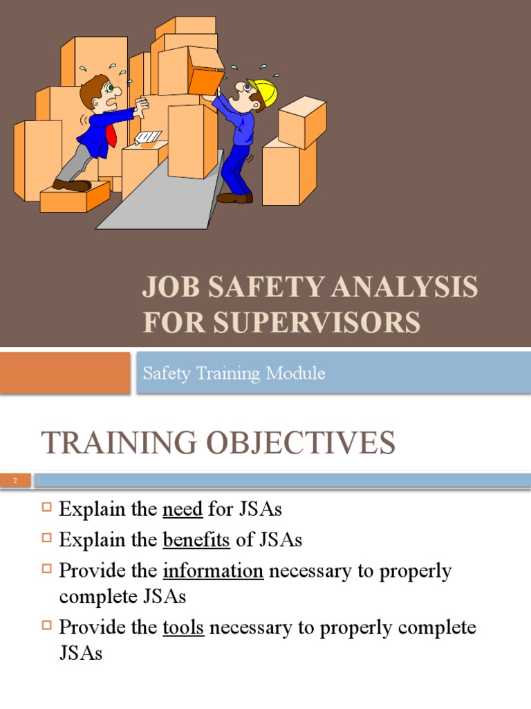 Job Safety Analysis For Supervisors | PDF | Hazards | Workplace