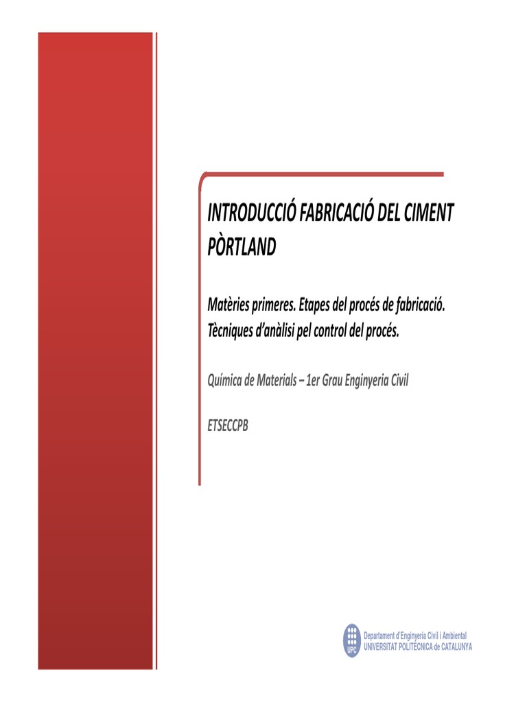 Ciment Portland | PDF