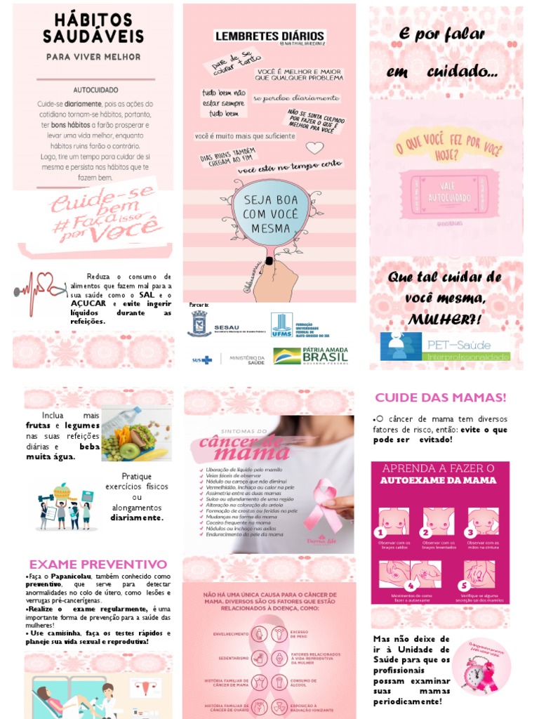 Folder Saúde Da Mulher Final | PDF
