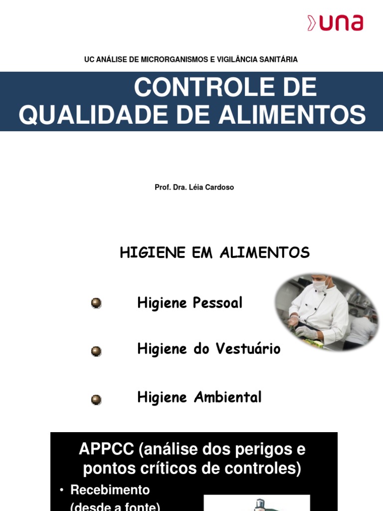Controle De Qualidade De Alimentos Segurança Alimentar Meio Ambiente E