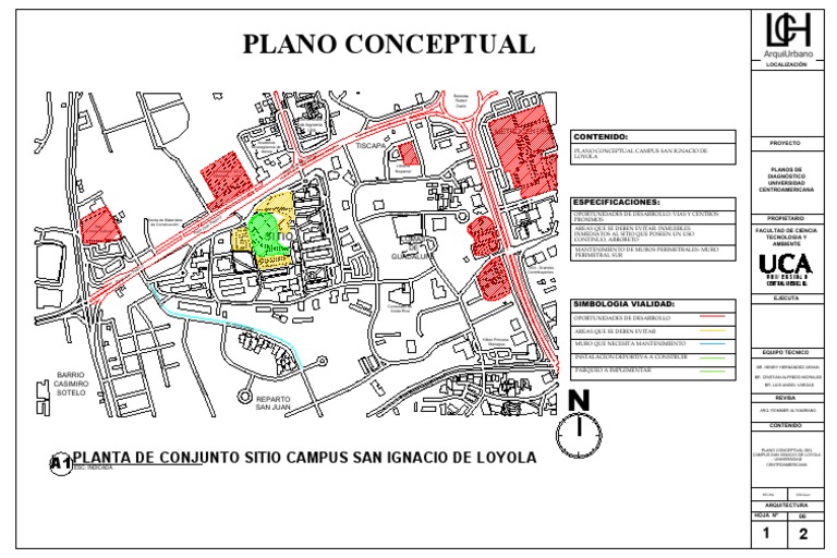 Plano Conceptual Campus San Ignacio de Loyola | PDF