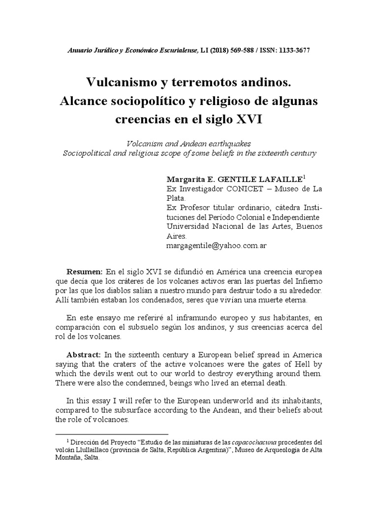 El Infierno | PDF | Imperio Inca | Perú