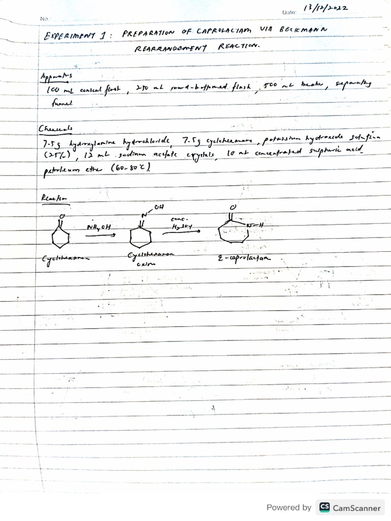 Experiment 1 Jotter | PDF