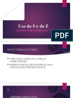 Regras de Uso de S e Z na Língua Portuguesa | PDF