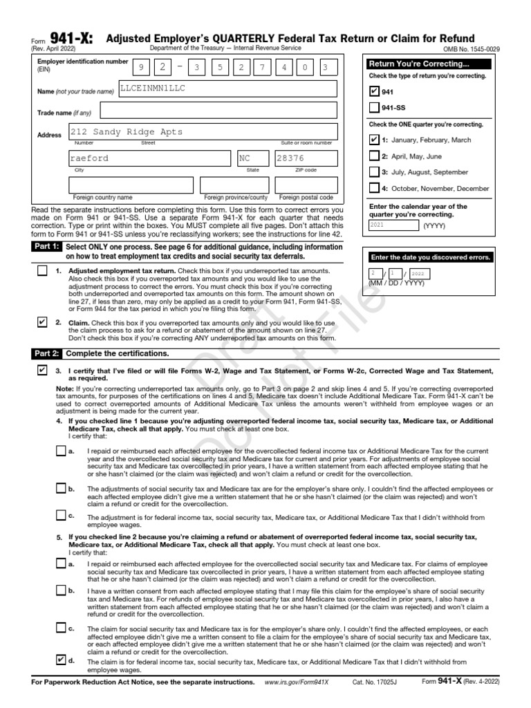Form 941 Summary | Download Free PDF | Social Security (United States ...