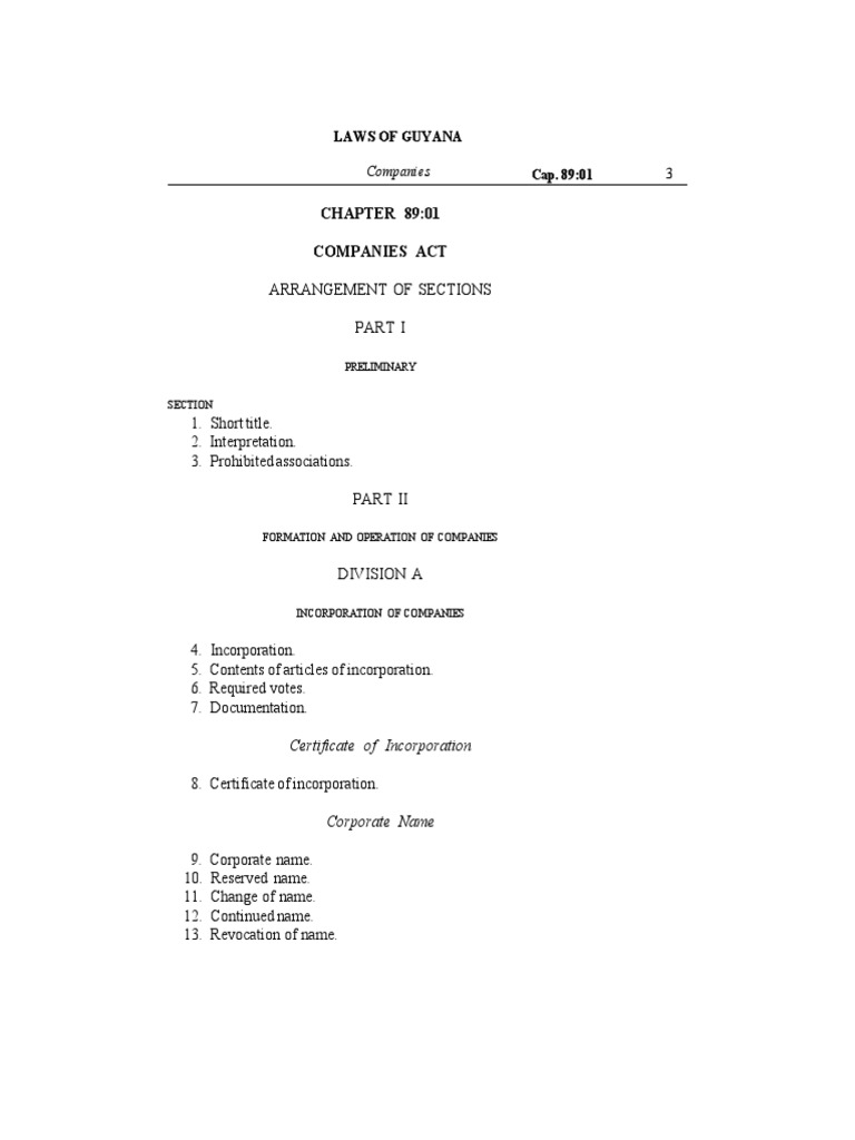 Companies Act Cap8901 | PDF | Liquidation | Business