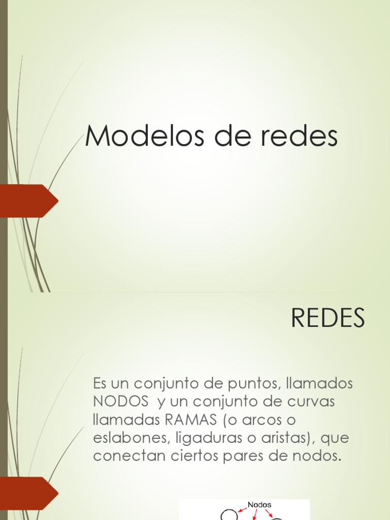 Modelos de Redes | PDF | Tranvía | Informática teórica
