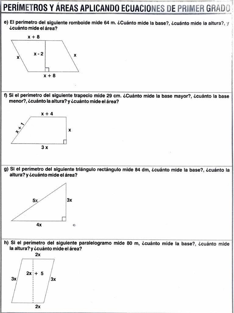 Ficha 23 Ecuaciones - Geometria | PDF