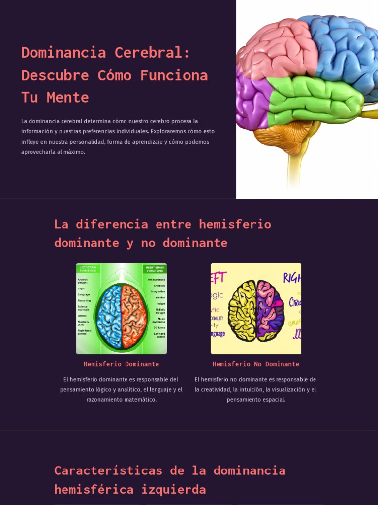 Dominancia Cerebral Descubre Como Funciona Tu Mente - Compressed | PDF ...