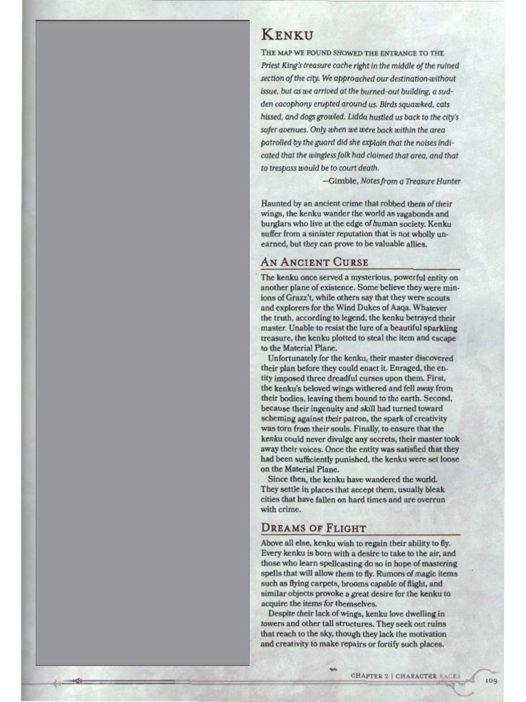 Volos Kenku Lizardfolk | PDF