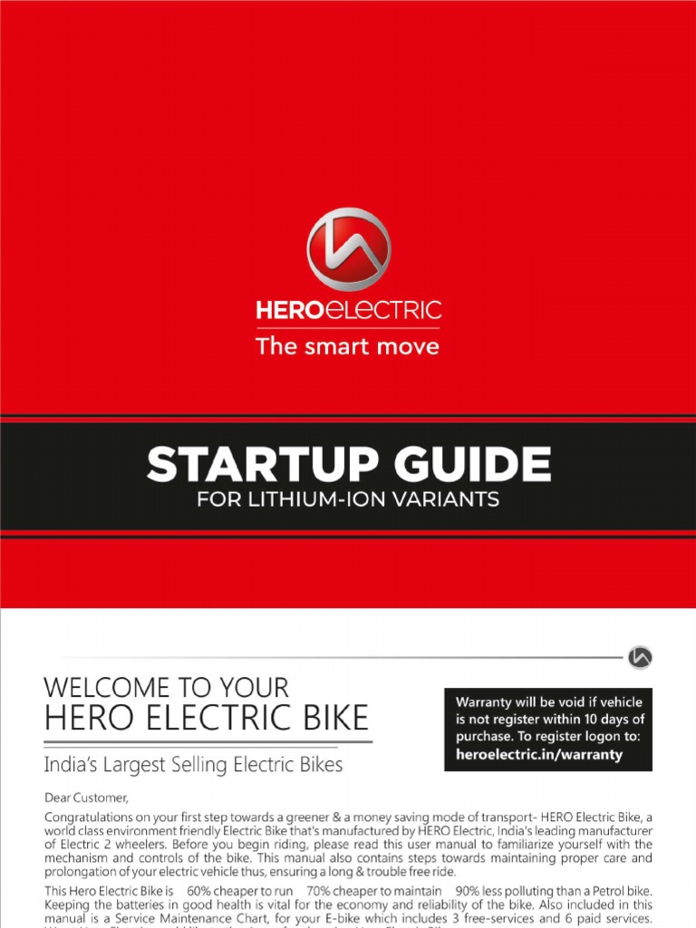 User Manual Lithium ION Variants | PDF