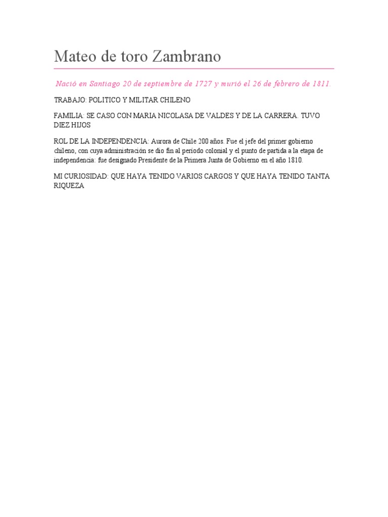 Mateo de Toro Zambrano | PDF