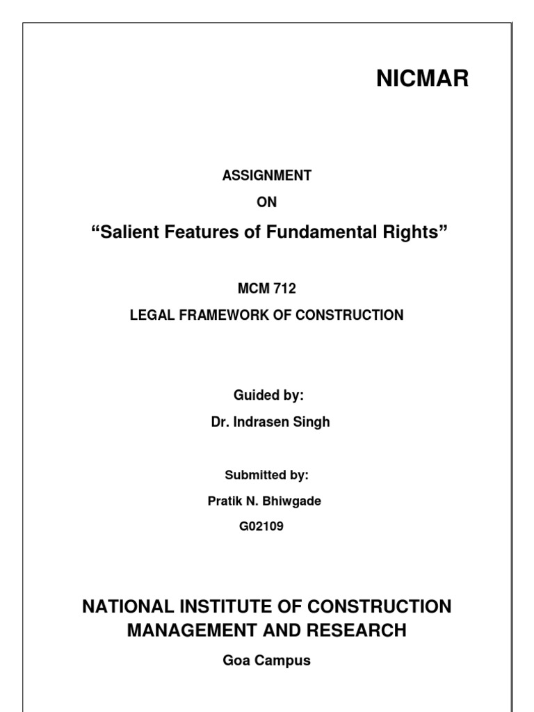 Fundamental Rights | PDF | Constitution | Common Law